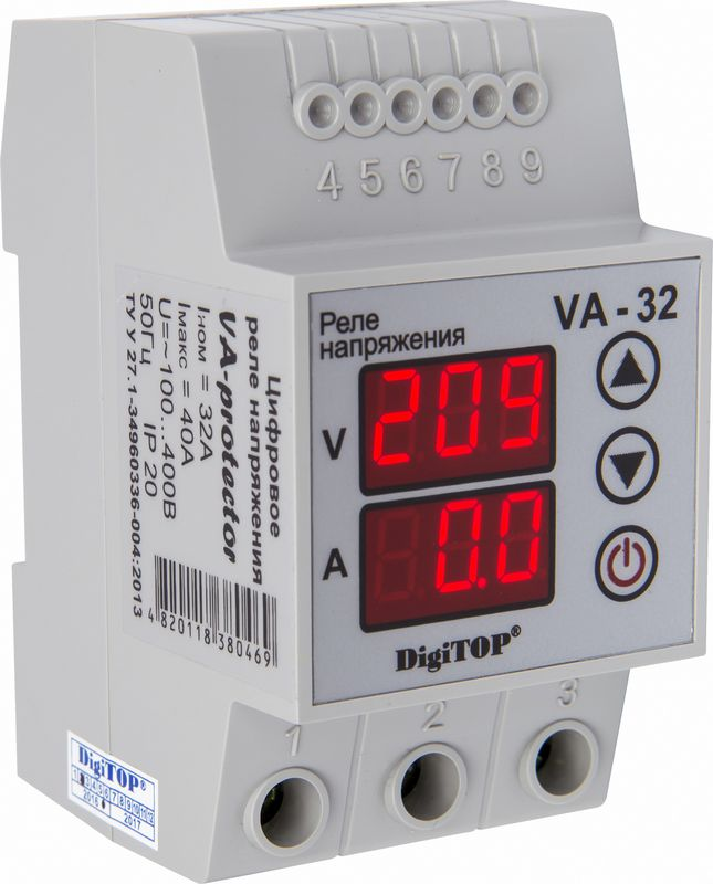 Реле напряжения VA-32A DigiTOP
